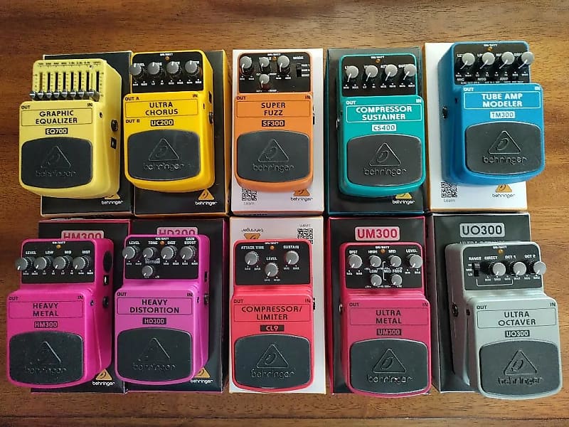 Behringer Behringer Pedals Set Of Ten New Pedals ($290+ | Reverb