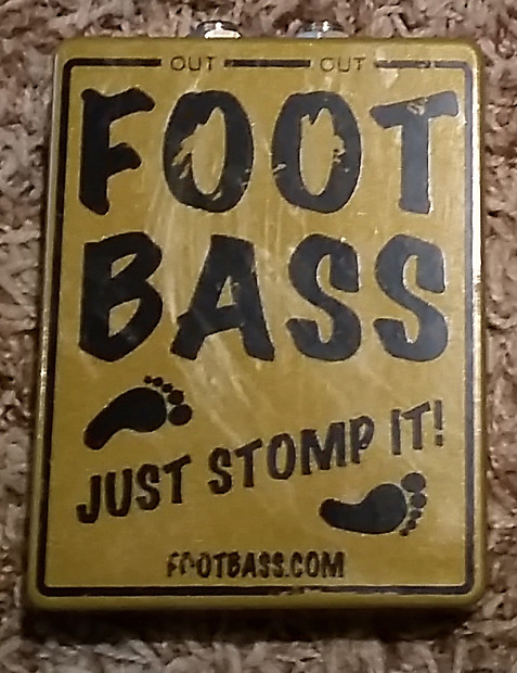 Footbass Stomp Bass Pedal Stomp Gold | Reverb
