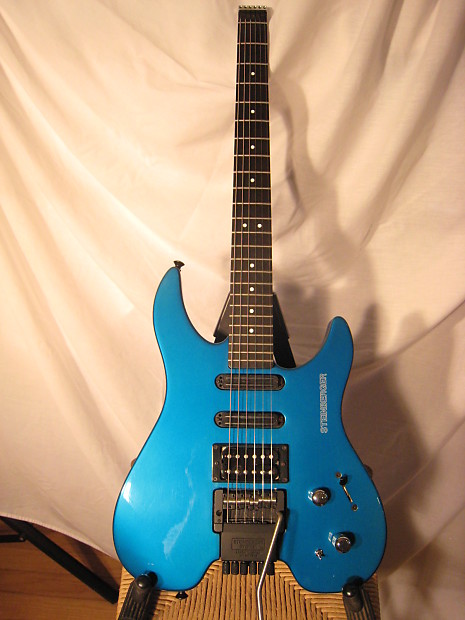 Vintage 1991 Steinberger GR4 Headless Guitar - BLUE - | Reverb
