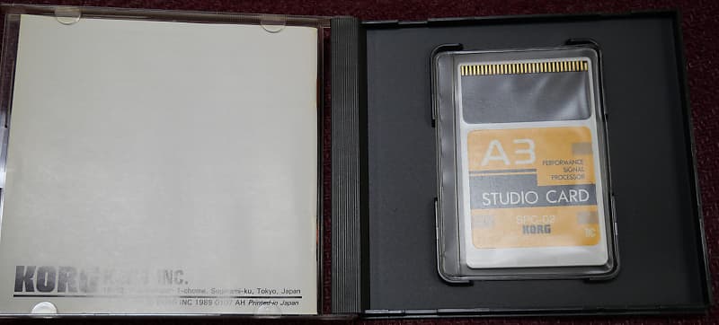 Korg A2 / A3 SPC-02 Studio Card - Rare | Reverb