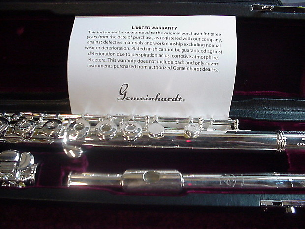 New Gemeinhardt 3SB Solid Sliver open hole Pro Flute List | Reverb UK