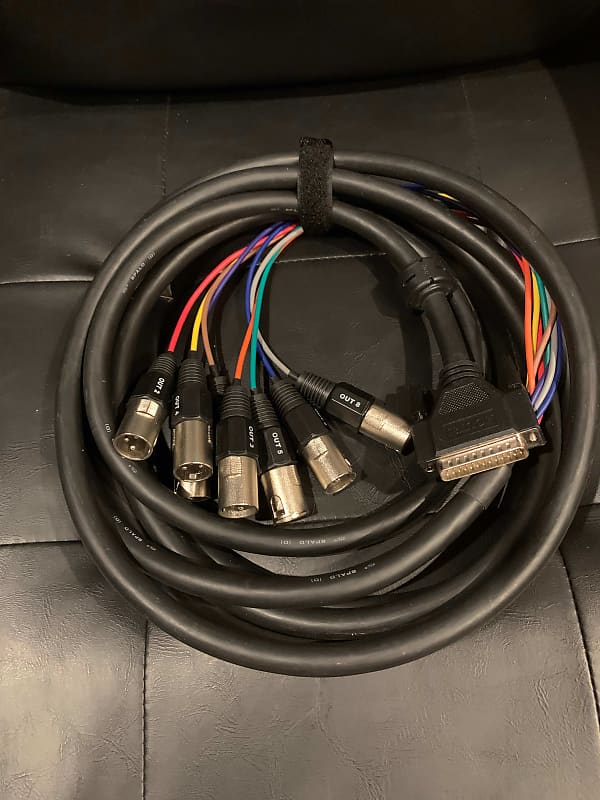 Lynx CBL-AOUT85 – Eight-channel DB25 to XLR male analog cable | Reverb