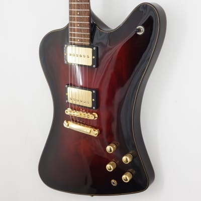 Manson 'F' Style Solid Arch Top Guitar (Crimson Burst) | Reverb