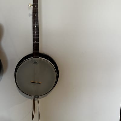 Silvertone 5 string resonator banjo 1967 Natural | Reverb