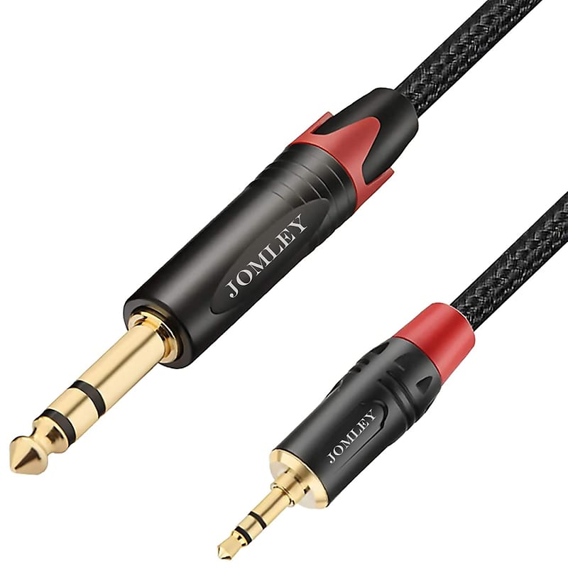 3.5mm to 6.35mm Stereo Audio Cable, 6.35mm 1/4 inch TRS Male | Reverb