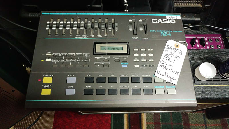 Casio RZ1 Drum Machine, VINTAGE 1986 | Reverb
