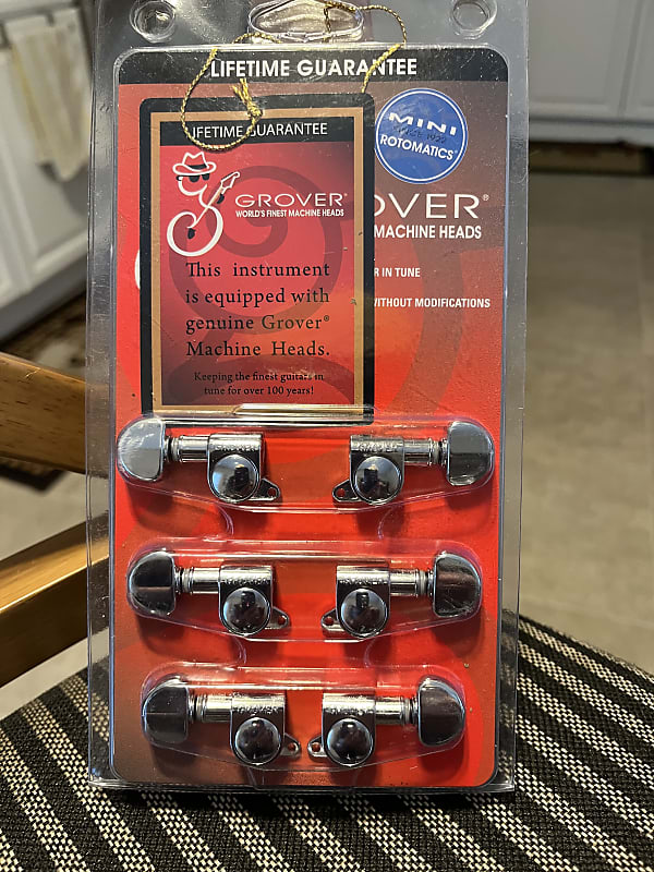 Grover 205C Mini Rotomatic 3+3 Tuning Machines | Reverb
