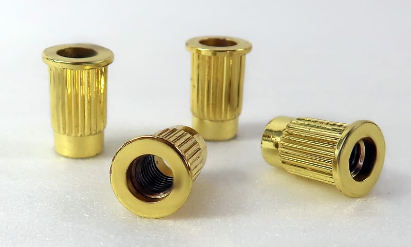 Lot of 4 (Four) Gold Tone M8 Body Bushings For Bridge / | Reverb