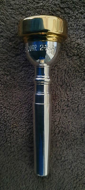 VINCENT BACH CORP. 2-1/2C trumpet mouthpiece, 24K gold plated | Reverb