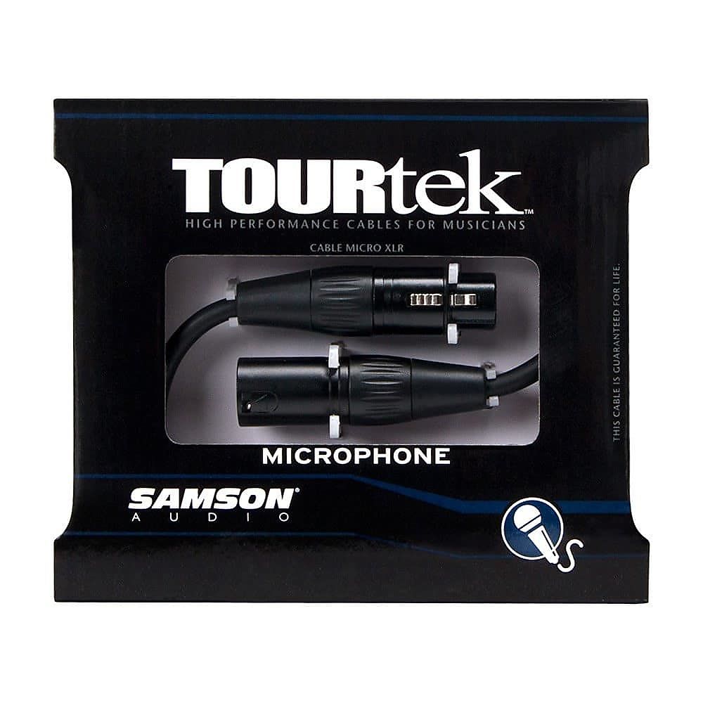 Samson TM3 Tourtek 3' Male XLR to Female XLR Mic Cable | Reverb Canada