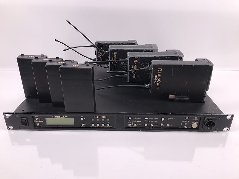 Telex BTR-800 Wireless Intercom w/ 2 TR-825 & 2 TR-800, B4 | Reverb UK