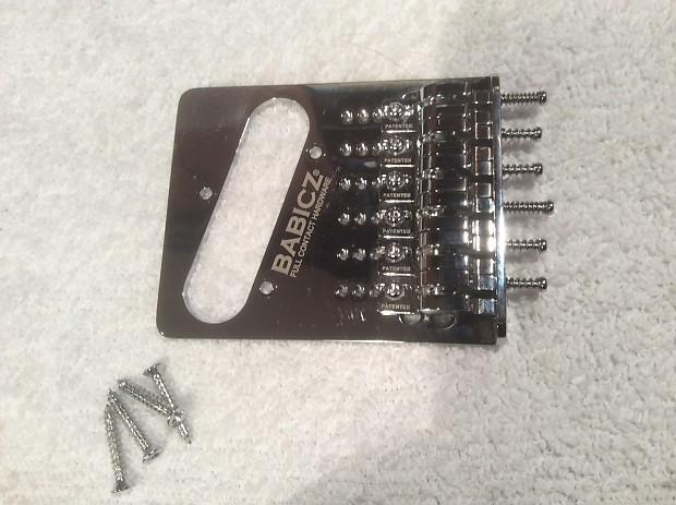 Babicz Full contact bridge for telecaster Chrome | Reverb
