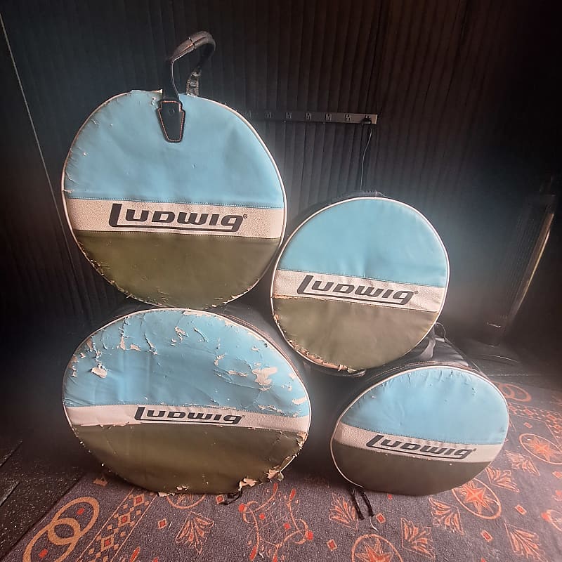Ludwig Soft drum cases 2000's - Leather and cotton | Reverb