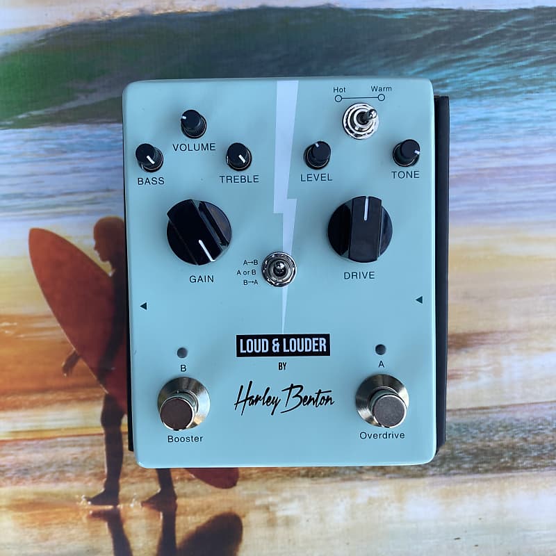 Harley Benton Loud and Louder dual overdrive boost effect | Reverb