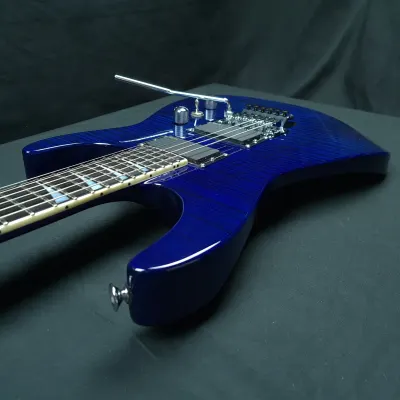 Jackson USA SL2H Soloist 2000 Trans Blue Flame Maple Top Pre | Reverb