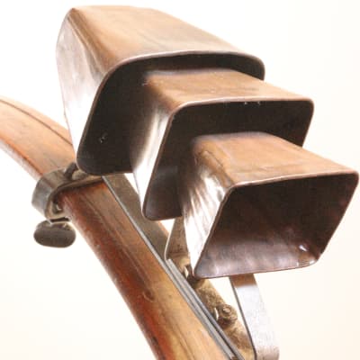 Rare Ludwig Traps Era Two-Tone Wood Block Set & Holder /1920s | Reverb