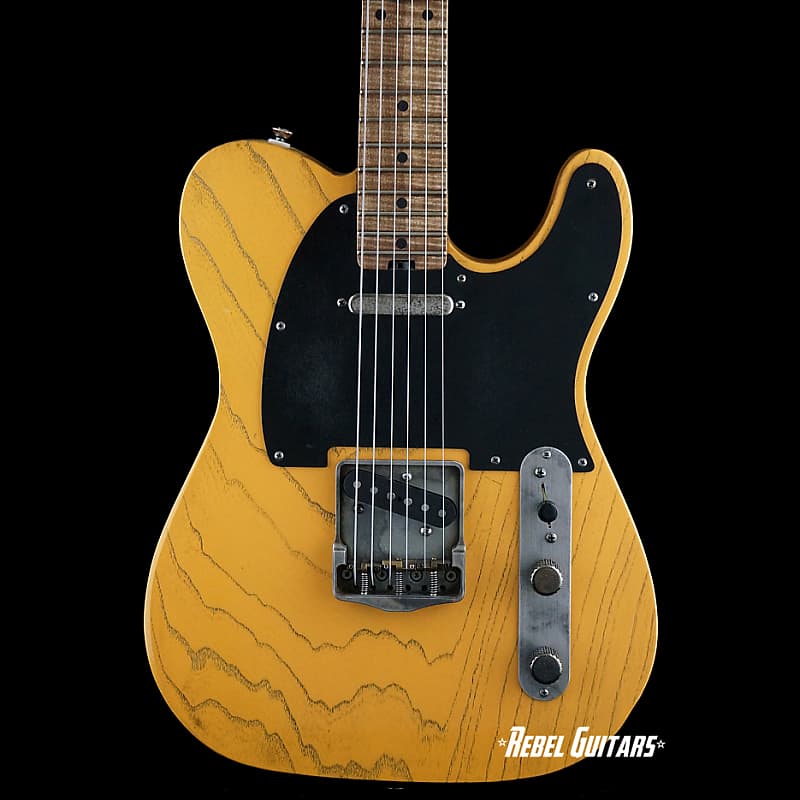 2021 Lucky Dog Evangelist Tele Guitar in Butterscotch w/ | Reverb