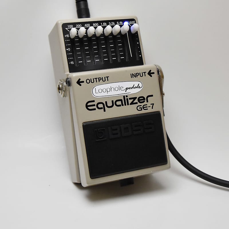 Boss GE-7 Graphic EQ "HiFi" MODDED BY LOOPHOLE PEDALS | Reverb