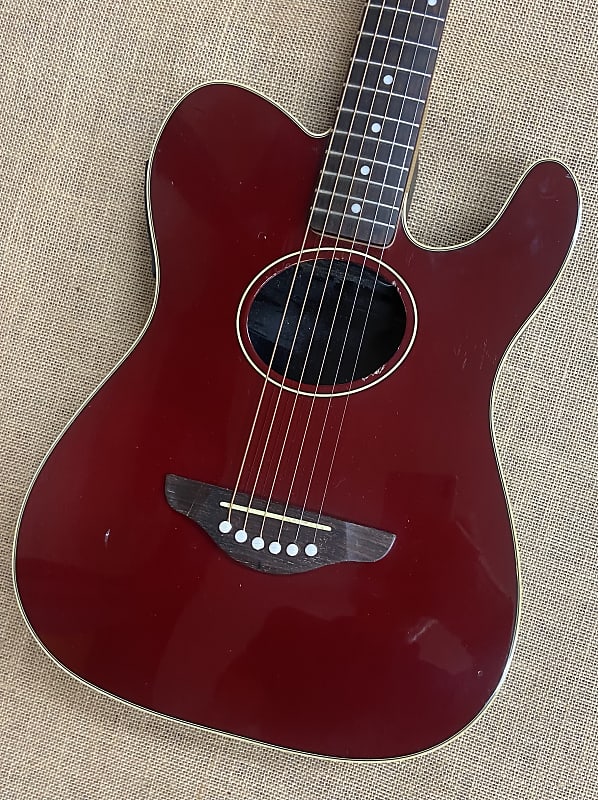Fender Telecoustic Dark Red | Reverb