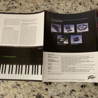 Yamaha DPM 3 Keyboard Brochure 1989 | Reverb