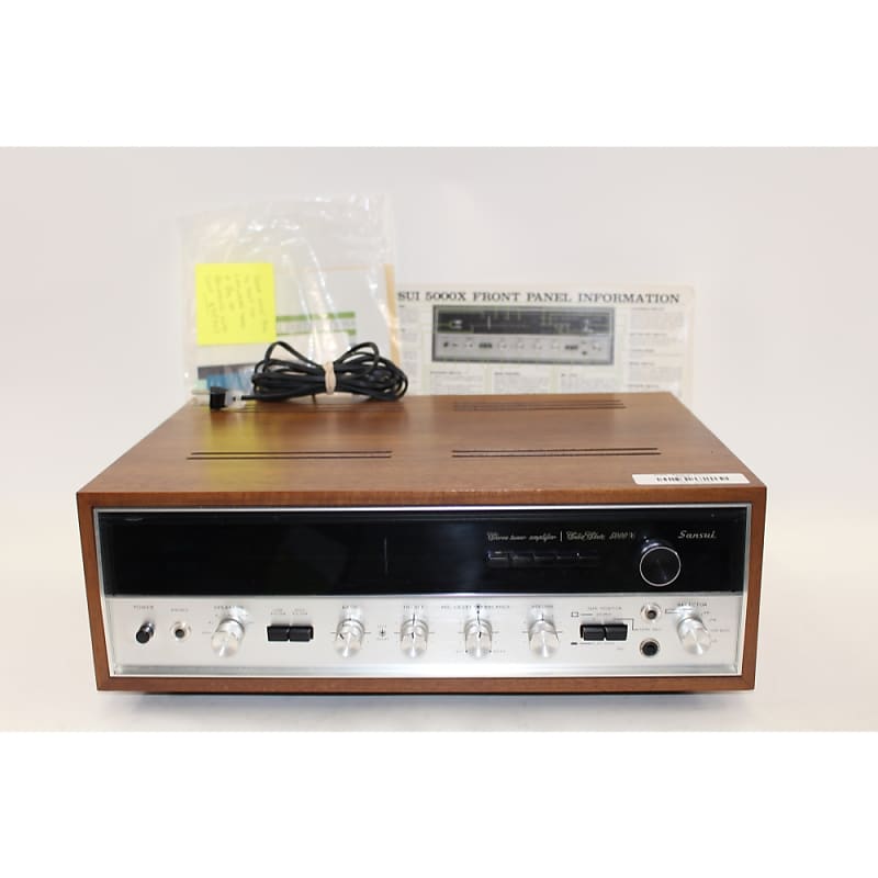 Vintage Sansui 5000X Solid State Stereo Tuner Amplifier - | Reverb