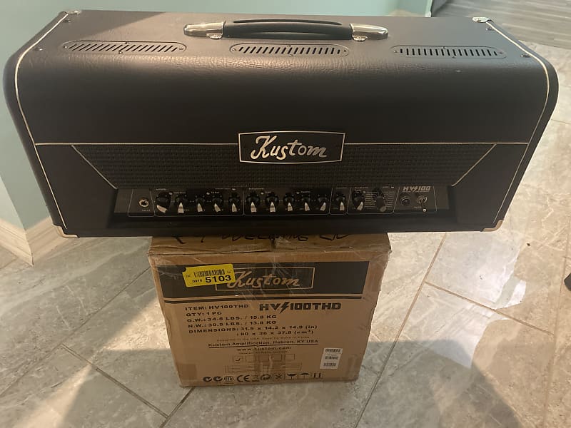 Kustom HV / 100 hybrid tube amplifier ? Black | Reverb Canada
