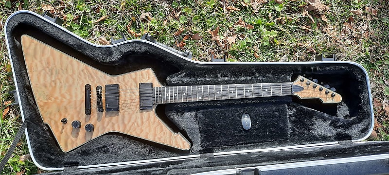 Schecter E1 SWX Snow Leopard | Reverb