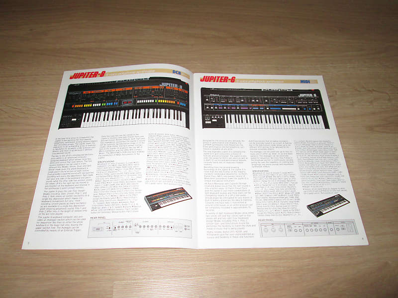 Roland Vintage Synthesizer Catalog – 1984 - Original Vintage | Reverb