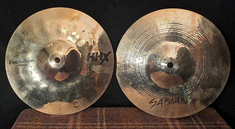 Rare unlisted Sabian HHX Evolution mini hats 10" | Reverb
