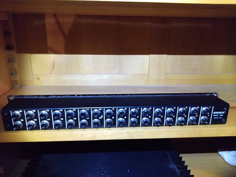 Monacor Patchbay MPB 32 1990 - Schwarz | Reverb