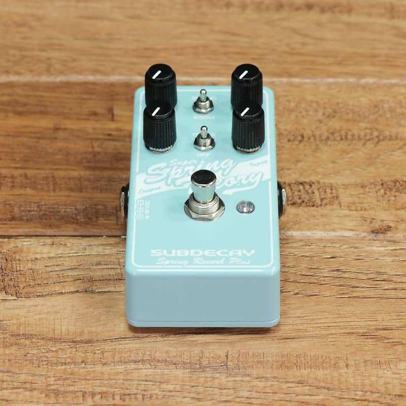 Subdecay Super Spring Theory Reverb Pedal - LTD Aqua - Demo | Reverb