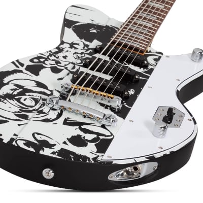 Schecter Robert Smith UltraCure VI LE Shellflower w/Case | Reverb