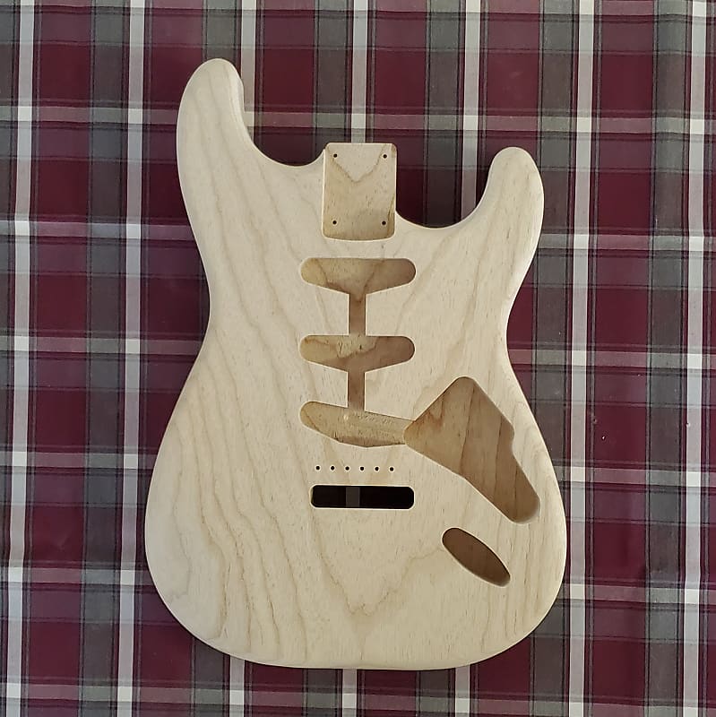 Woodtech Routing 1 pc. Swamp Ash Stratocaster Body - | Reverb