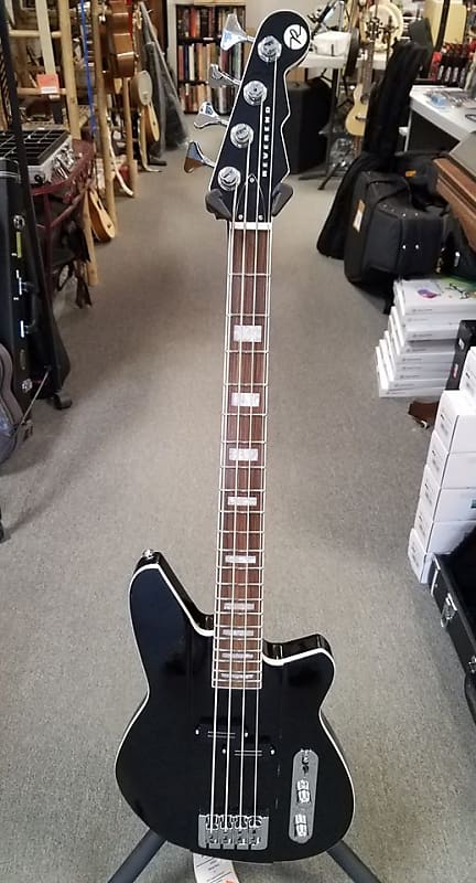 Reverend Sentinel short scale bass 2020 Midnight black | Reverb