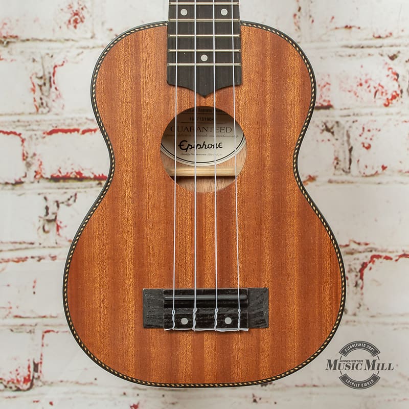 Epiphone Epilani Soprano Ukulele Natural Satin Finish Epiphone EpiLani ...