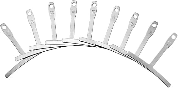 9 Pcs Guitar Radius Gauge Under string Radius Gauge String | Reverb