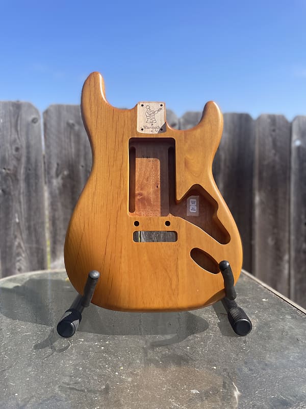 Warmoth Stratocaster Body, Alder - Satin Vintage Natural | Reverb