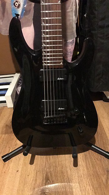 Jackson JS22-7 (7 String) DKA 2014 Gloss Black | Reverb