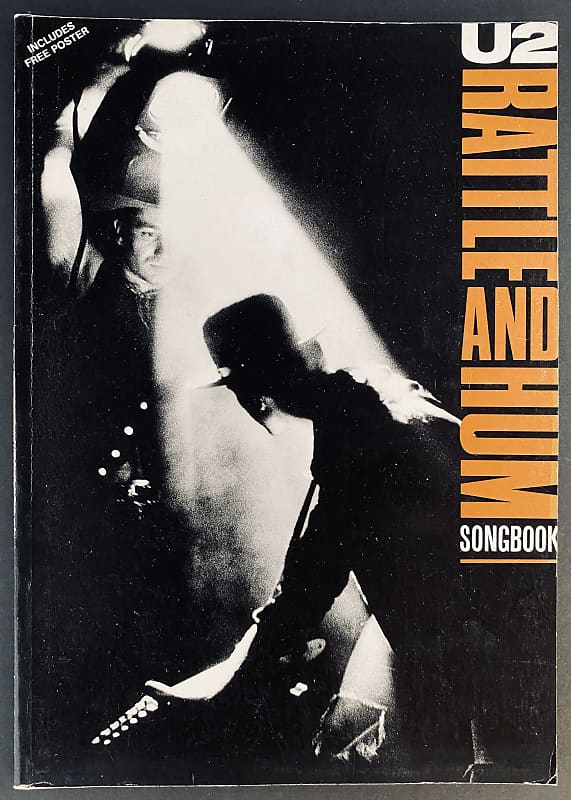 U2 Rattle and Hum Songbook 1989 | Reverb