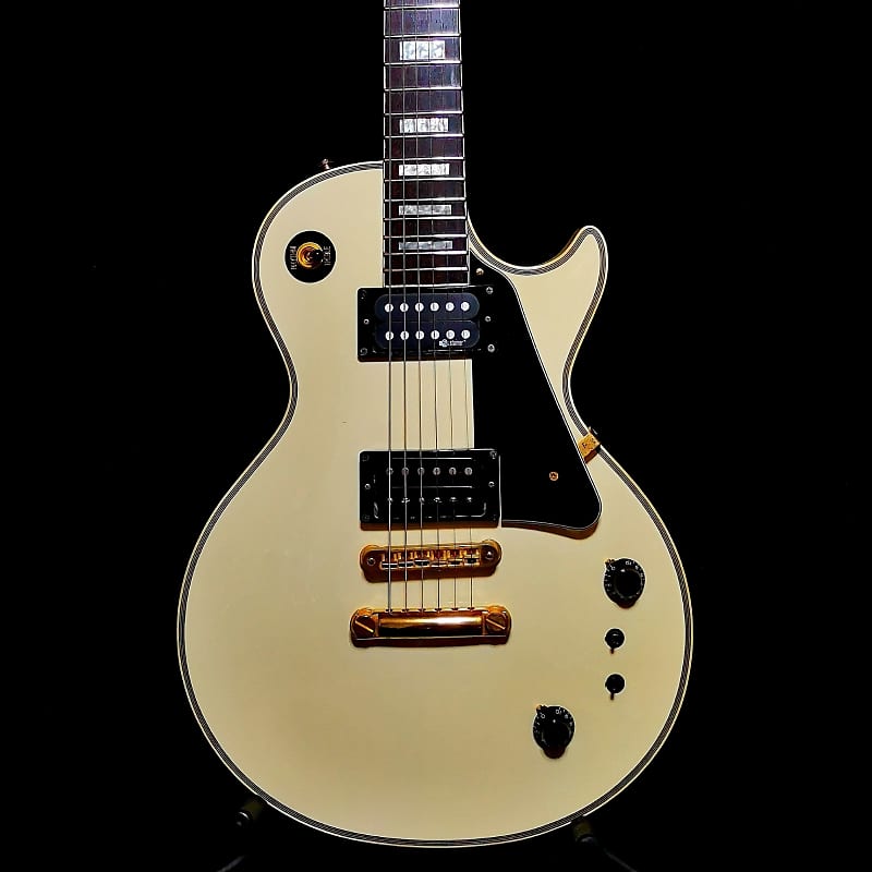 Burny RLC-75 Sustainer Les Paul Custom White 2000s | Reverb UK