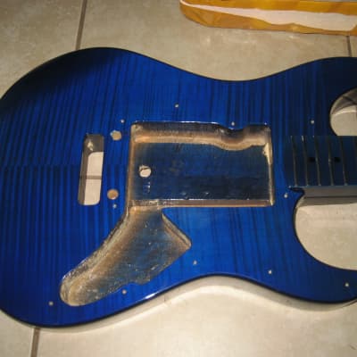 Jackson Performer PS7 Guitar Body Japan w/New Blue Neck~Blue | Reverb