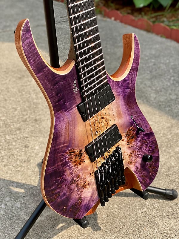 Mayones Hydra VF 7 Purple Multiscale Fishman Modern | Reverb