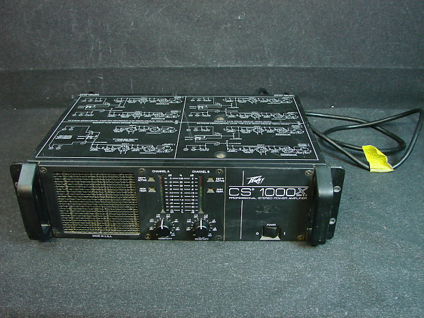 Peavey Made in USA CS 1000x 750-Watt Power Amplifier | Reverb