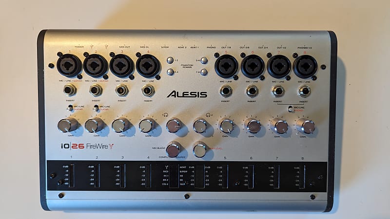 Alesis io|26 Firewire audio interface | Reverb