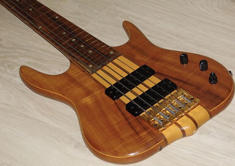 Ken Smith Koa BT6 Fretless Bass 1992 | Reverb