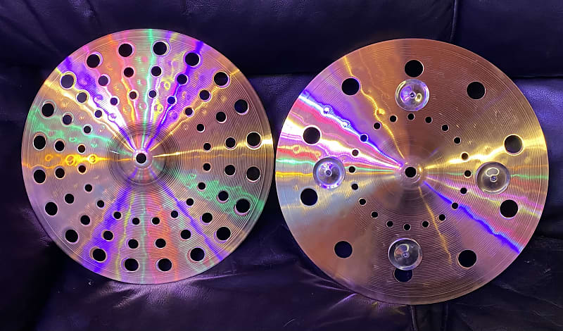 Custom 13” Hi Hat Stacks Made From Zildjian B8 Material | Reverb