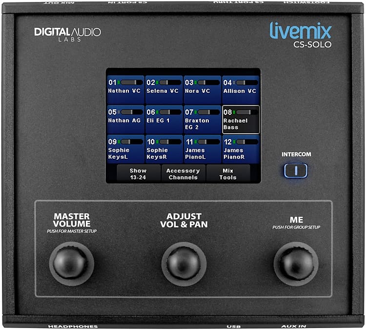 Digital Audio Labs Livemix CS-SOLO Personal Monitor Mixer | Reverb