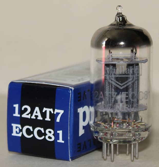 1 X Mullard 12AT7 / ECC81 tubes, Brand NEW in Box | Reverb