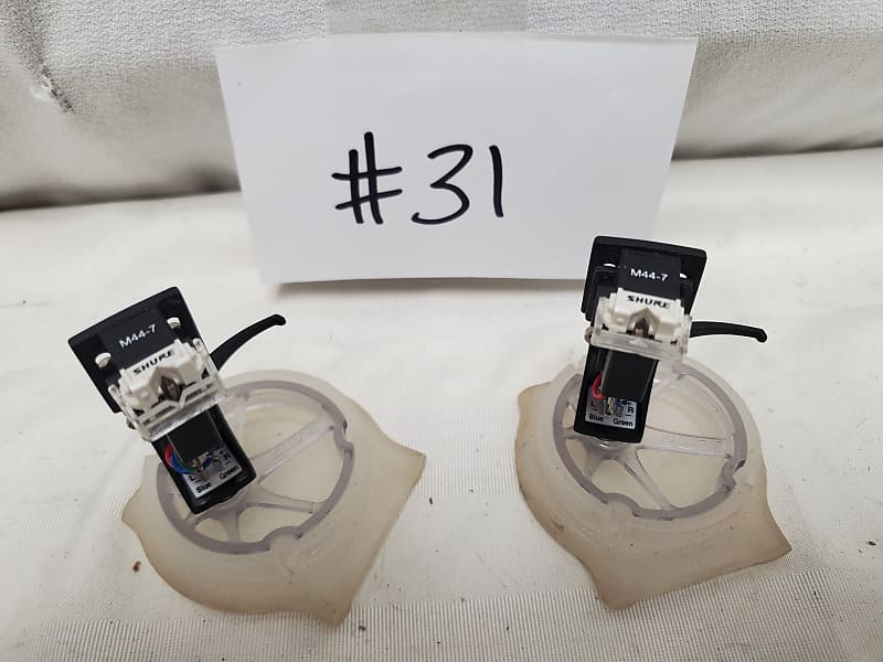 SHURE M44-7H CARTRIDGES WITH TECHNICS HEADSHELLS - | Reverb Canada