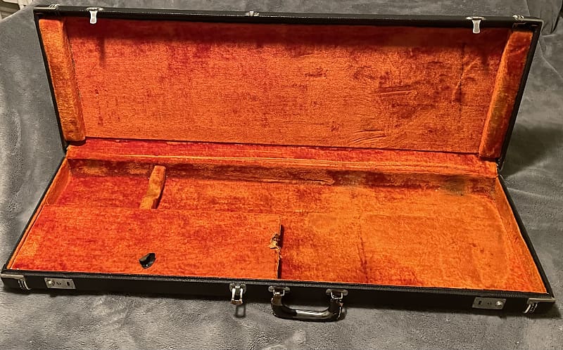 Fender Jaguar Jazzmaster case 1964-1965 - Black No logo | Reverb